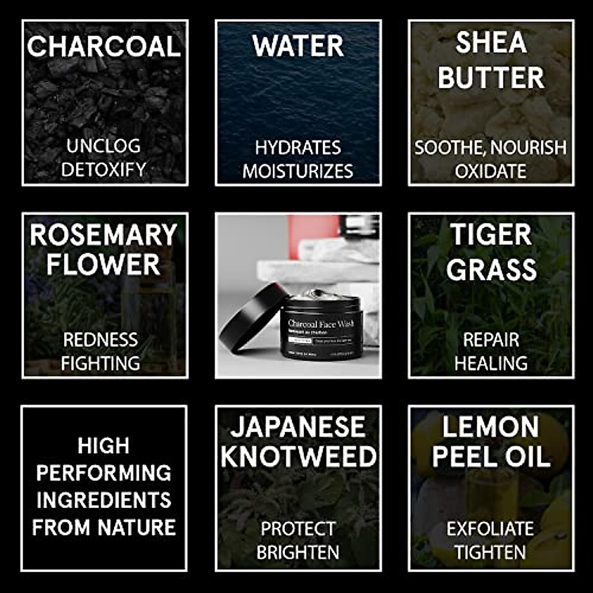 Lumin Charcoal Face Wash Men, Charcoal Cleanser, Mens Charcoal Face Wash, Men Face Wash Charcoal, Men's Facewash, Face Cleanser Charcoal, Charcol Face Wash, Charcoal Facewash 1.7oz