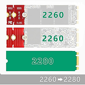 JEYI M2 M2PLUS NGFF NVME m. 2 Extended Transfer 2230, 2242, 2260, 2280 M2 Change Long Size NVME NGFF M.2 U.2 M3 M.3 SSD