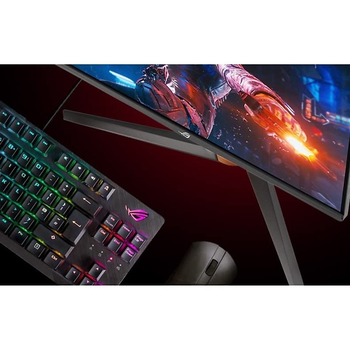 ASUS ROG Swift 27” 1440P Gaming Monitor (PG279QM) - WQHD, Fast IPS, 240Hz, 1ms, G-SYNC, NVIDIA Reflex Latency Analyzer, DisplayHDR400, Eye Care, HDMI, DisplayPort, USB, Height Adjustable,BLACK