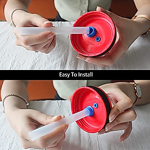 Replacement Straws Compatible with Zak Designs Kelso 15 oz Water Bottle, BPA-Free and Durable (Pack of 6)