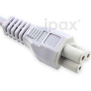 Ipax 15 Feet Long White AC Power Supply Cord Cable Compatible with for LG 32LB560B LG 42LB5600 LG 42LB5800 LG 42LF5600 UB LG 42LN5300 LG 47LN5400 LG 49LB5550 LG 55LF6000 LG 60LN5400 HD TV