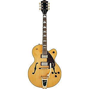 Gretsch G2410TG Streamliner Hollow Body Single-Cut with Bigsby and Gold Hardware, Laurel Fingerboard Electric Guitar (Right-Handed, Village Amber)