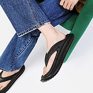 successthop Women's Sandal - Lightweight Orthotic Flip Flops with Arch Support Soft Pillow Thong Sandals Ultra Soft Comfort Sandals