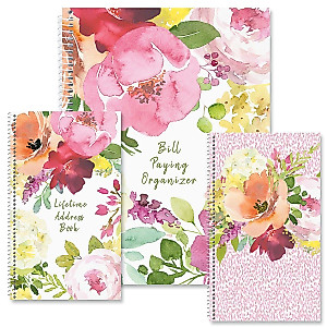 Current When Flowers Speak Password Pin Keeper - Softcover; 5" x 8", 100-pages; Password Journal Organizer
