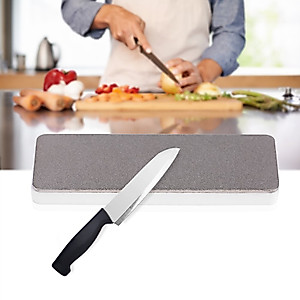 Mini Double Sided Sharpening Stone ArtificialCeramic Whetstone Knife Sharpener Tool for Home Kitchen