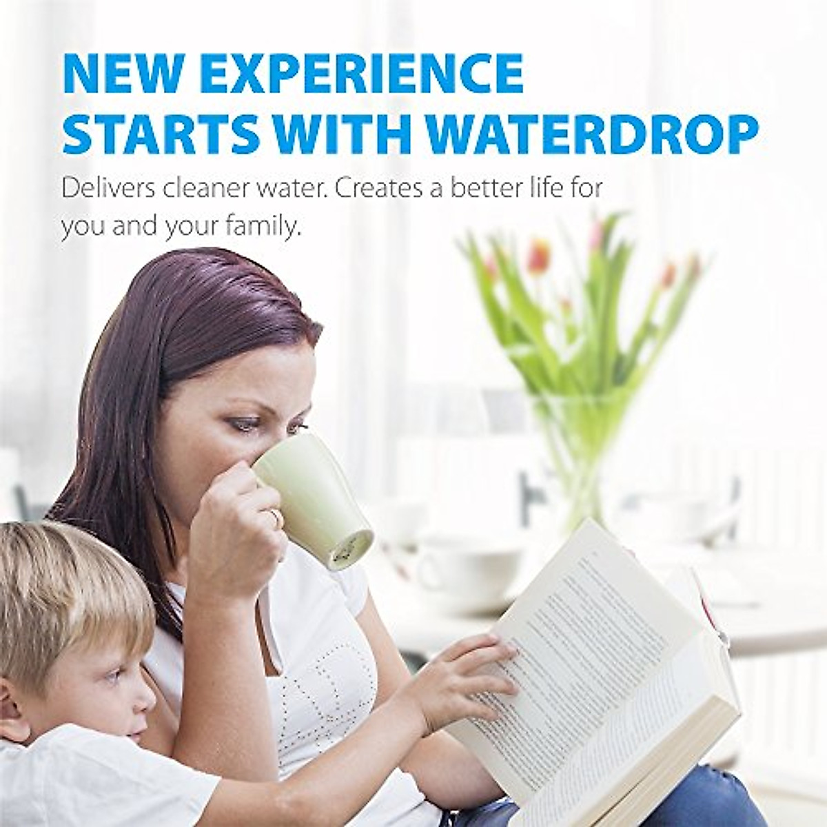 Waterdrop WHR-140 Shower Filter Replacement Cartridge for Culligan® WHR-140, WSH-C125, ISH-100, HSH-C135, Shower Head Water Filter, with Advanced KDF Filtration Material, Pack of 3