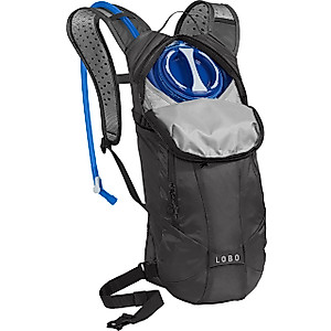 CamelBak Lobo Bike Hydration Backpack - Helmet Carry - Magnetic Tube Trap - 100oz - Black