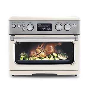 GreenPan 13-in-1 Elite Countertop Convection Oven & Air Fryer, PFAS-Free Ceramic Tray & Pizza Pan, Adjustable Racks, Multifunction Presets, Toaster, Bake, Broil, Roast, Proof, Dehydrate, Cloud Cream