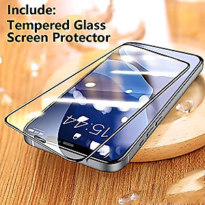 LUSAMYE Compatible with iPhone 12 and iPhone 12 Pro Case with Screen Protector,Clear Cute Butterfly Design Soft TPU Electroplated Cover Bling Glitter Cool Slim Trendy Pattern for Girl Women Phone Case