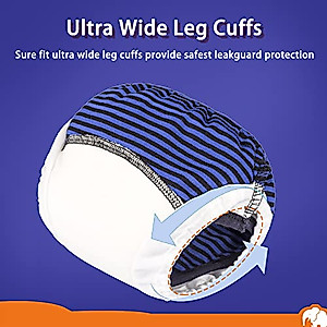 BIG ELEPHANT Baby Potty Training Pants, Ultra Wide Pee-Proof Side Wing Underpants 6 Pack, 3T