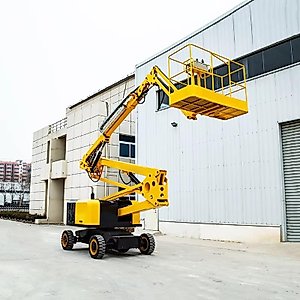 Adjustable Aerial Crane, Compact Hydraulic Lift, Articulated Boom, High Reach Lift, Folding Boom, Mini Lift Platform
