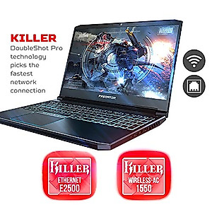 Acer Predator Helios 300 Gaming Laptop PC, 15.6" Full HD 144Hz 3ms IPS Display, Intel i7-9750H, GeForce GTX 1660 Ti 6GB, 16GB DDR4, 256GB NVMe SSD, Backlit Keyboard, PH315-52-78VL
