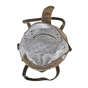 Myra Bag Aesthetic Shoulder Bag Upcycled Cotton & Leather S-2809