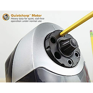 Stanley Bostitch SuperPro6 Commercial Pencil Sharpener with 6 Holes and Industrial Motor, Gray (EPS12HC)