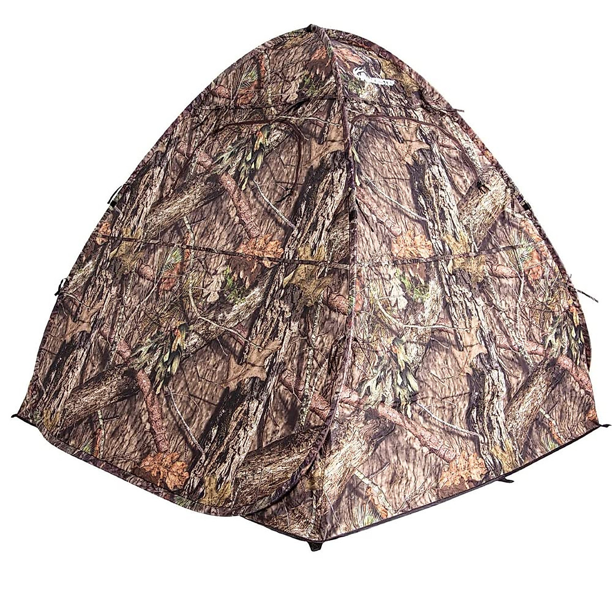 Ameristep Gunner Lightweight Durable 58" x 56" x 57" Compact Size 1-Person Capacity Portable Hunting Ground Blind - Mossy Oak Break-Up Country