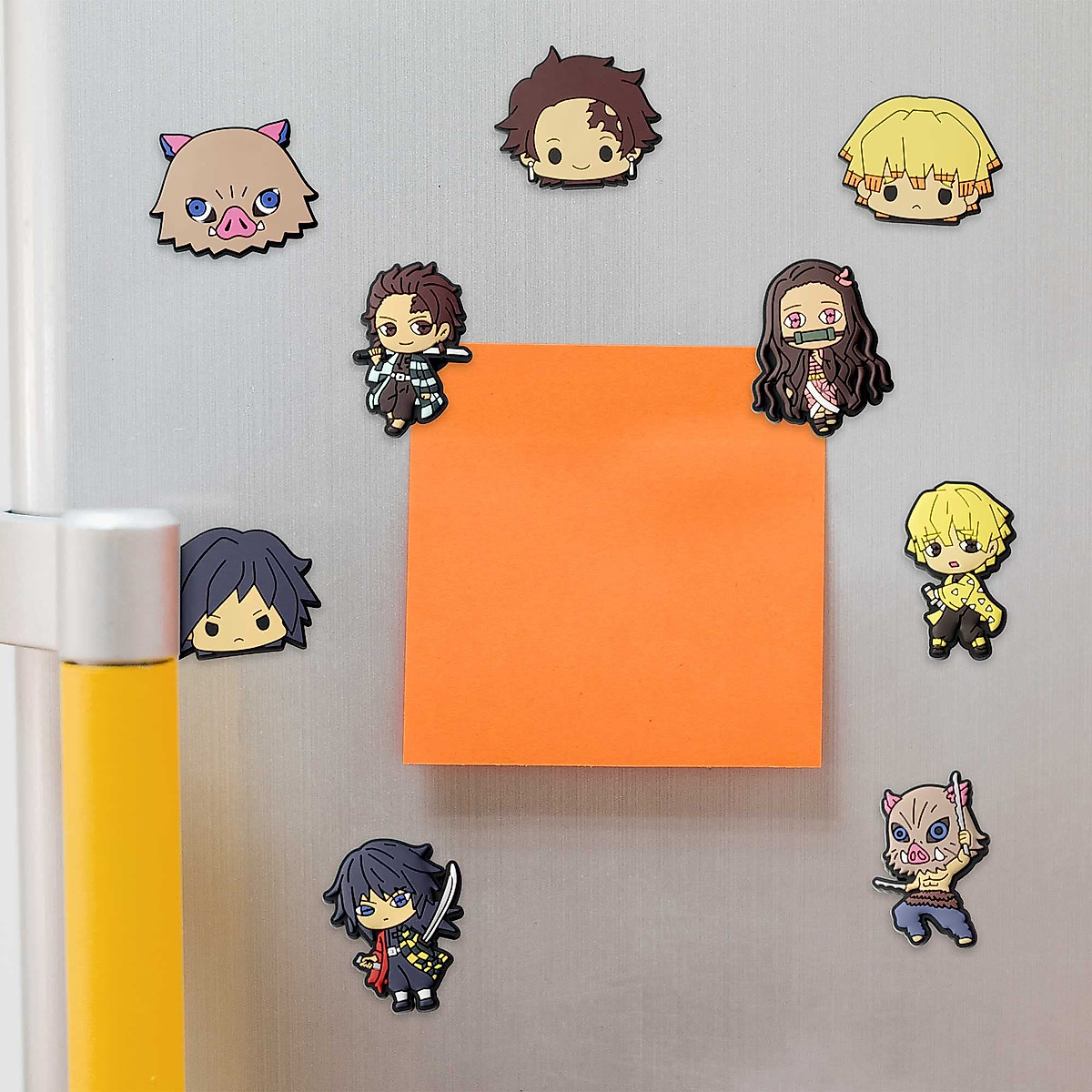 11Pcs Japanese Anime Cute Kawaii Refrigerator Magnets, Funny Cartoon Fridge Magnets, Office Whiteboard Magnets, Home Decoration