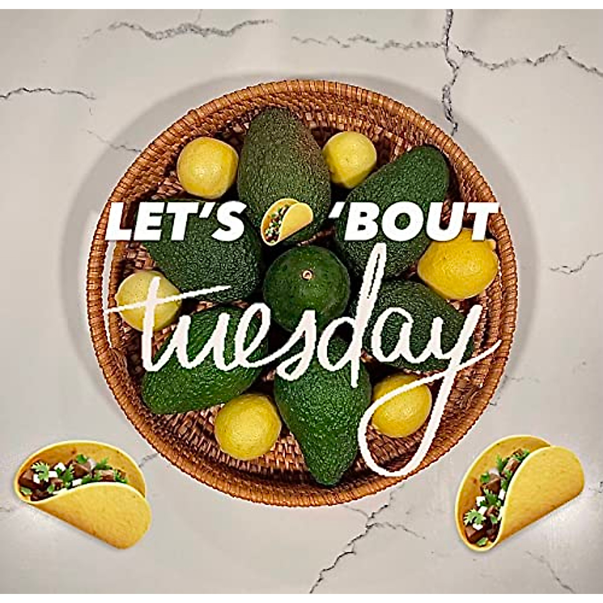 SPEENOOCH Round Rattan Woven Serving Tray with Handles Ottoman Tray for Breakfast, Drinks, Snacks, for Coffee Table, Kitchen Counter, Home Decor