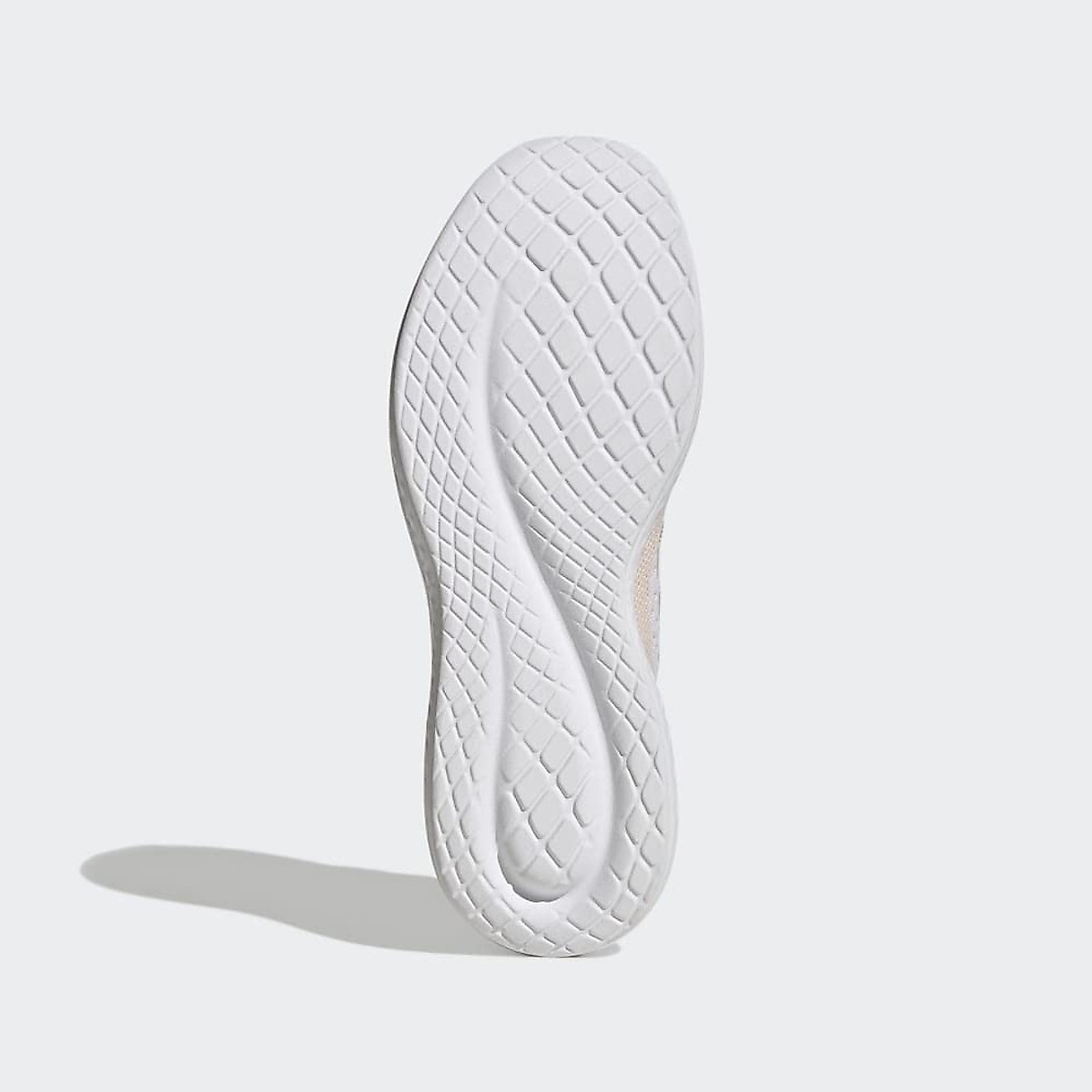 adidas Women's Fluidflow 2.0 Running Shoe, FTWR White/Almost Pink/Bliss Orange, 7.5