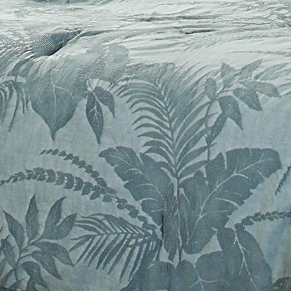 Tommy Bahama - California King Comforter Set, Cotton Bedding with Matching Shams & Bedskirt, All Season Home Decor (Abalone Blue, California King)