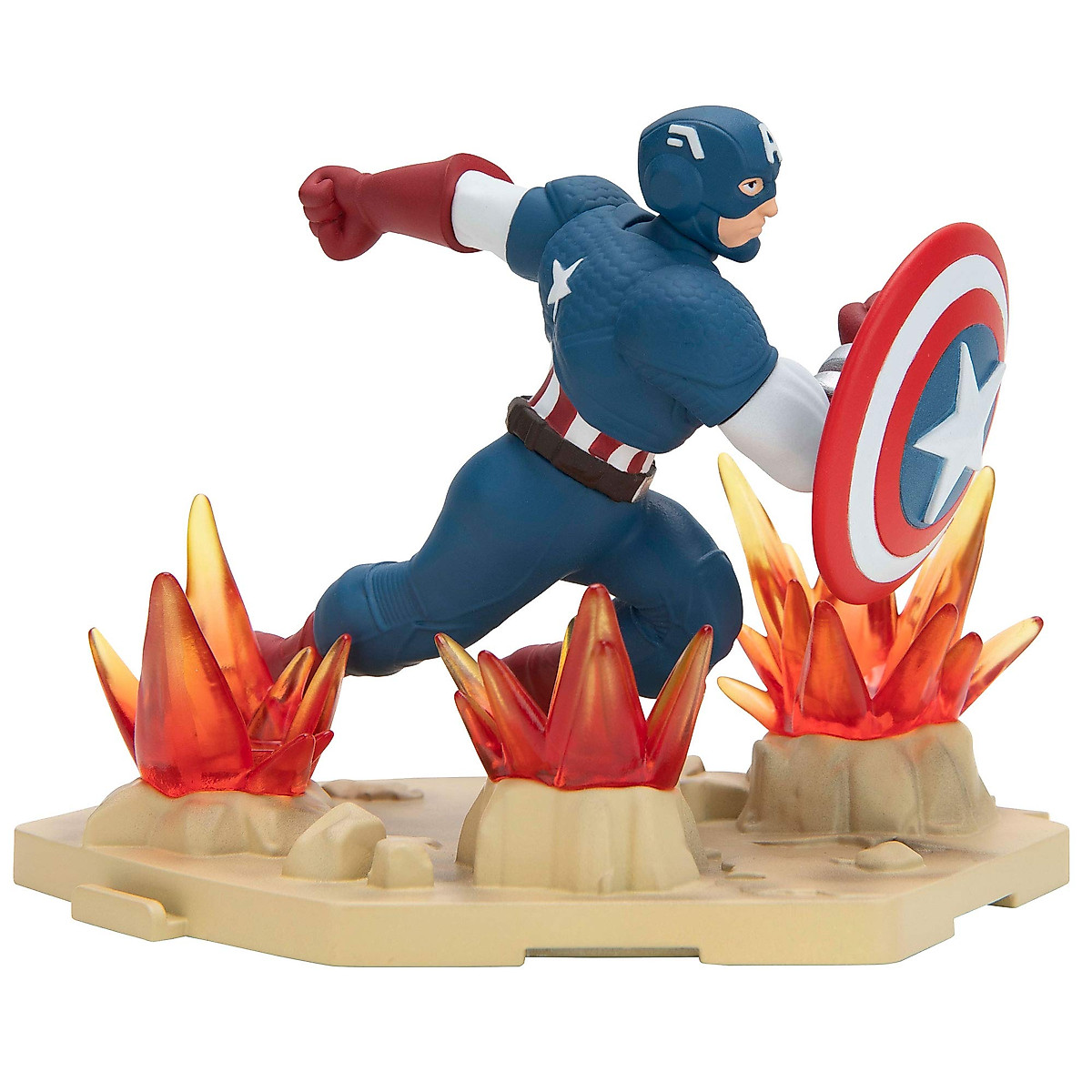 Zoteki Avengers Series 1-4” Captain America Collectible - Inspired by ‘Infinity’ - Collect Them All: Fan Favorite Characters Iron Man, Thor, Hulk, Captain Marvel, Thanos, Mystery Chase Variant
