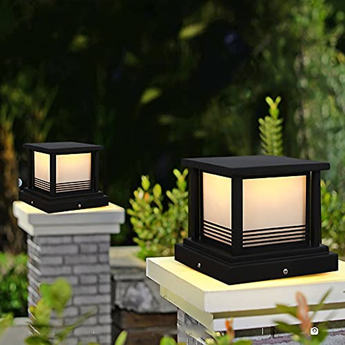Post Lights Outdoor Post Light LED Outdoor Post Cap Light Simplicity Pillar Lamp Waterproof Garden Landscape Light Lawn Villa Porch