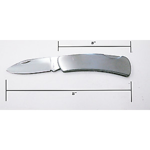 Zaltana 10Pcs stainless Pocket knife combo (Floded size 3")