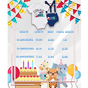 Fantasy Era Baby Boys O-Fish-Ally Printing 1st Birthday Outfit Funny Bowtie One Year Old Boys Romper Short Set （Blue，12-18Months）