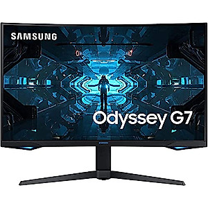 Samsung 27-inch Odyssey G7 - QHD 1000R Curved Gaming Monitor (Renewed)