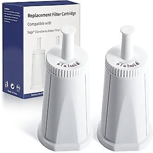 Coffee Water Filter Compatible with BES880 Barista Touch, BES990 Oracle Touch BES980 Oracle & Bambino ClaroSwiss Sage Espresso Machine BES920 BES878 - Part #BES008WHT0NUC1 (2)
