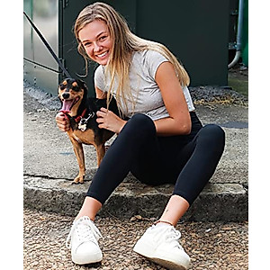 High Waisted Leggings for Women No See-Through Tummy Control Yoga Pants Workout Leggings-Reg&Plus Size (Black, Large-X-Large(Plus Size 12-20))