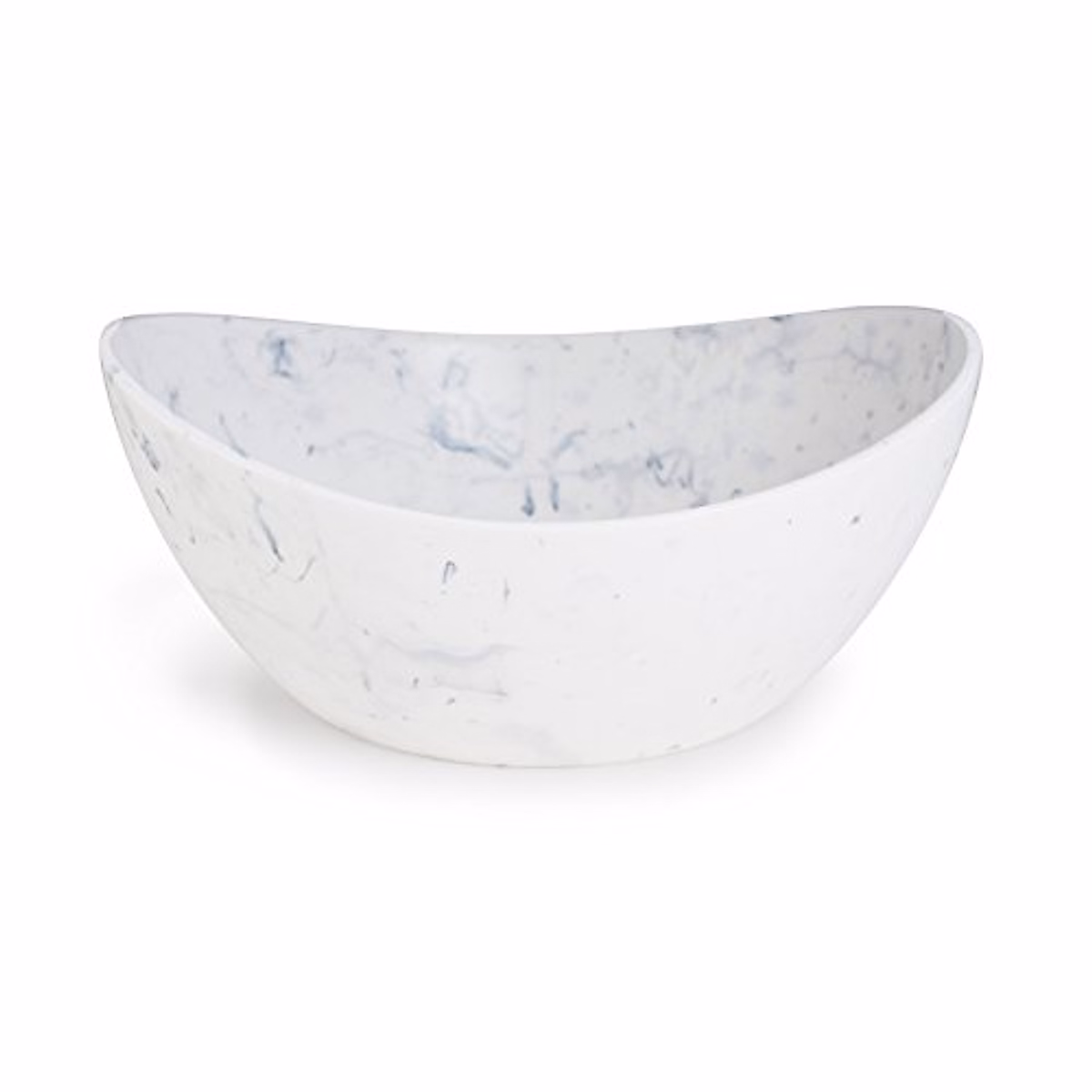 Architec EcoSmart EcoMarble Serving Bowl, 3qt BPA-Free Recycled Plastic, Made in The USA