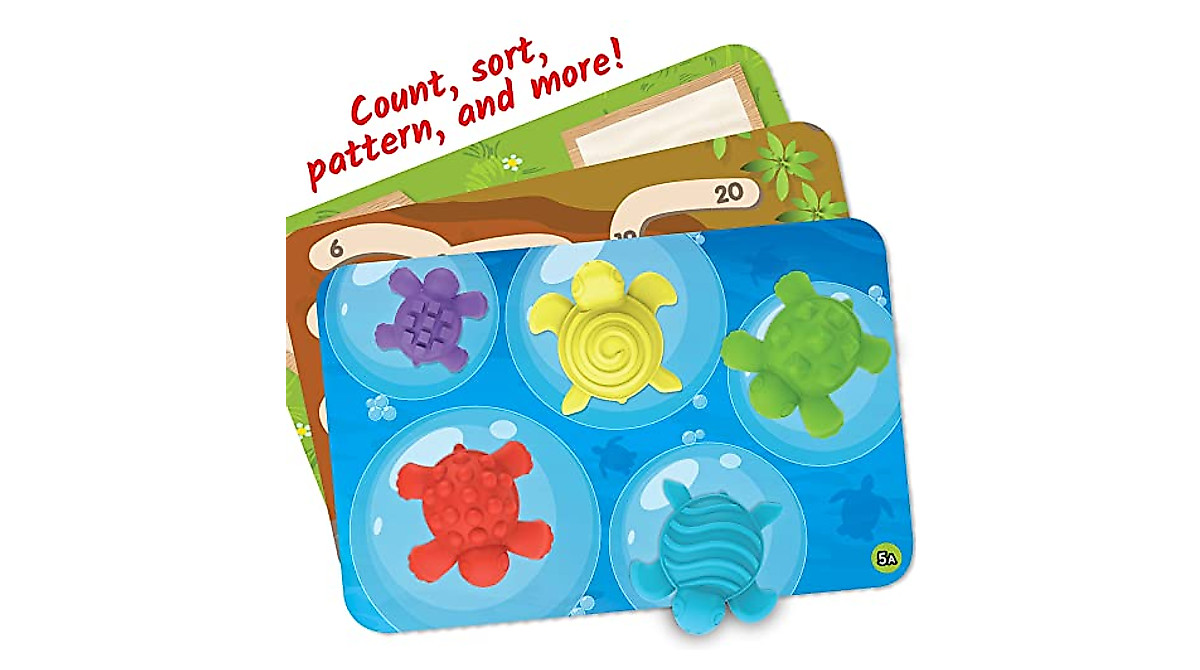 hand2mind Tactile Turtles Math Activity Set, Toddler Numbers and ...