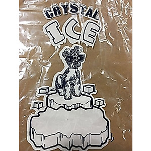 8 lb. Heavy Plastic Ice Bags with Drawstrings Case:500