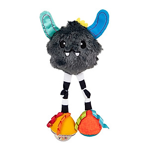 Sassy Confetti Yeti Chime Toy | Hanging Developmental Attachable Toy | Ages 0+ Months and Up