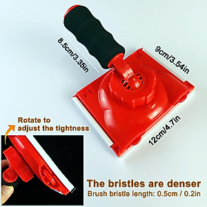 BANCOO RSL43 Paint Edge Trimmer Plus Two Replace Pads | Corner Walls & Ceilings Pad Painter | Paint Pad Applicator | Edge Painting Tool with Painter's Pad Refills | Paint Edger for Wall Painting