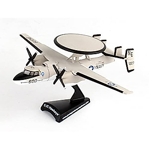 Daron Worldwide Trading Postage Stamp USN E-2C Hawkeye 1/145 Vaw-116 Sun K Airplane Model