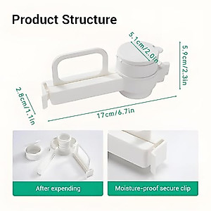 Food Bag Sealing Clip with Pour Spout,bag clips with pour spout,seal and pour bag clip,Great Clips Bags for Kitchen, Suitable for Small Particle Food, Liquid,Flour and Baby Food Storage Organizer (1)