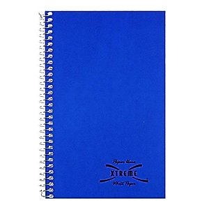 National Kolor Kraft Cover Notebook, College Ruled, Blue, 1 Subject, 7.75" x 5", 80 Sheets (33502)