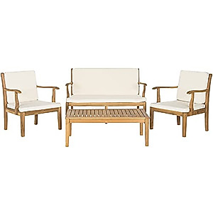 Safavieh 4-Piece Outdoor Collection Fresno Patio Set