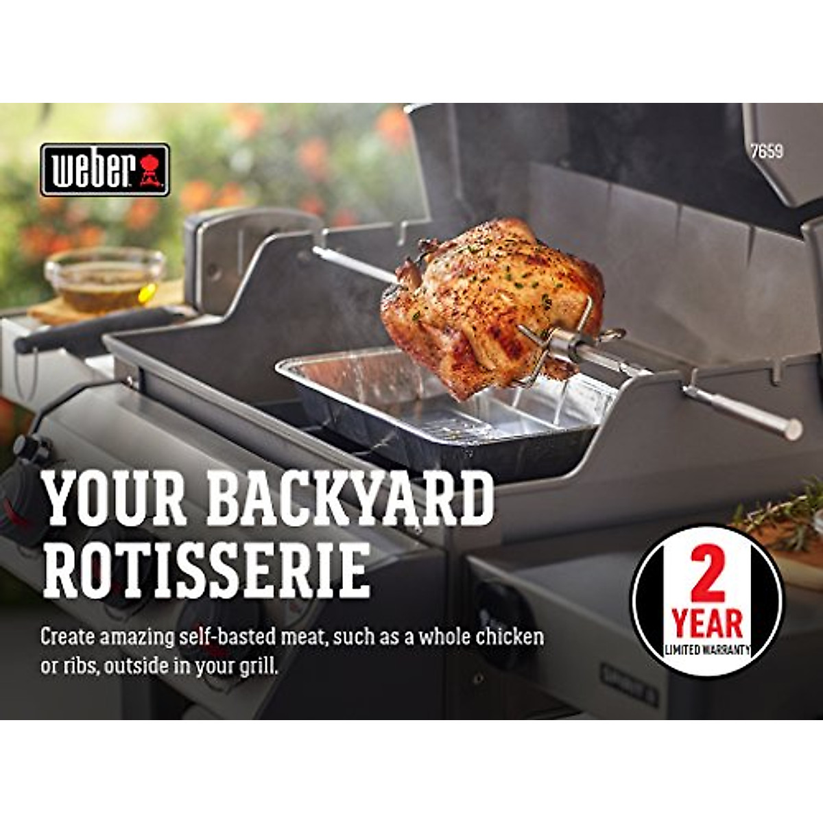 Weber Rotisserie Spirit 200/300/500/700, Genesis Silver/Gold/Plat/1000-5500