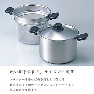 Sori Yanagi Pasta pan (22cm) 312140 (Japan Import)