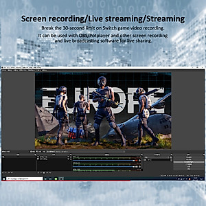 ANRIS Video Capture Card, HDMI USB Video Capture Card for Gaming, Streaming, Teaching, Video Conference or Live Broadcasting, Compatible with PS3, PS4, PS5, XboxOne, Nintendo Switch, Wii.