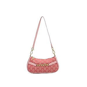 GORGLITTER Women's Mini Heart Shoulder Bag Hobo Tote Handbag Pink One Size