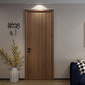 Toaazhy Key Hooks for Wall Decoration,Alohomora Magic Theme,Wall Mounted Hooks Metal Key Holder for Entryway Key Cabinet,Kids Room Decor,Men,Hallway,Dog Leash,Garage,Matte Black,Halloween