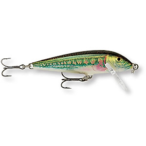 Rapala Countdown 1/8 Oz Fishing lure (Rainbow Trout, Size- 1.5), Fire Minnow
