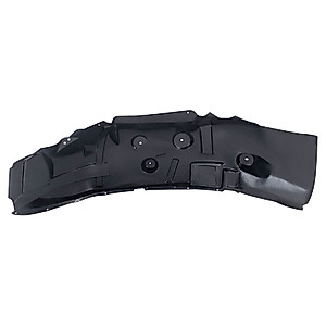 TRQ Front Left Inner Fender Liner Black Drivers Side Compatible with 2010 Dodge Ram 2500 Ram 3500 2011-2013 Ram 2500 3500 CH1248157