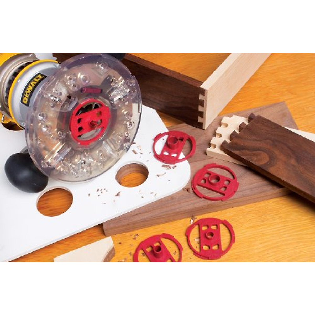 Milescraft 1201 Base Plate/Bushing Set for Routers Medium