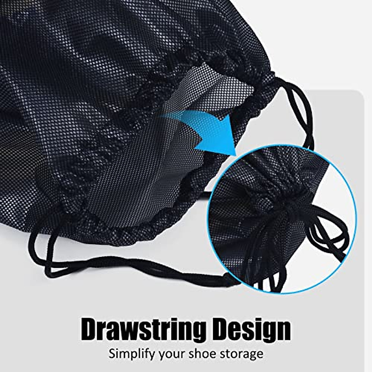 Gloppie Shoe Bags for Travel Shoe Bag Travel Shoe Bags for Packing Shoe Storage Bag Packing Essentials for Travel Storage Bags for Luggage Sneaker Bag (2 Pack)