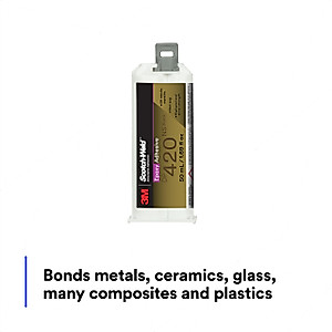 3M Scotch-Weld Epoxy Adhesive DP420, Black, Two-Part Epoxy Structural Adhesive, High Impact and Fatigue Resistant, Maintains Bond Strength, 50 mL (1.69 fl oz) Duo-Pak