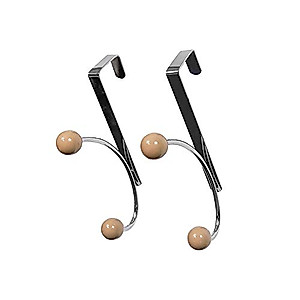 Elegant Home Fashions Door Hooks, Mocha